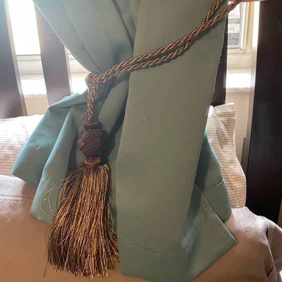 Other | Tassel Tiebacks Pair Of Bronze Color Curtain Tiebacks Beautiful ...